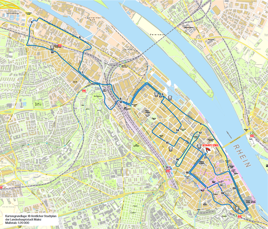 Strecke – Gutenberg Halbmarathon Mainz Strecke – Gutenberg Halbmarathon Mainz